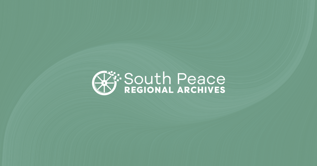 Turner, Ellis Ross - South Peace Regional Archives